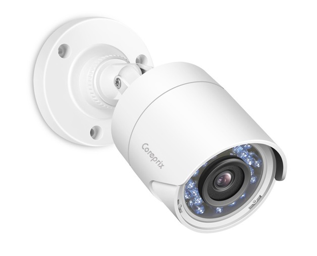2.4MP Fibre Body HD Bullet Inbuilt Audio Camera
