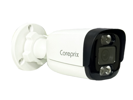 Coreprix 4MP IP Color Night / DUAL Bullet Camera With POE & Inbuilt MIC