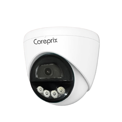 COREPRIX 4MP IP TWO WAY TALK COLOUR DUAL LED DOME CAMERA